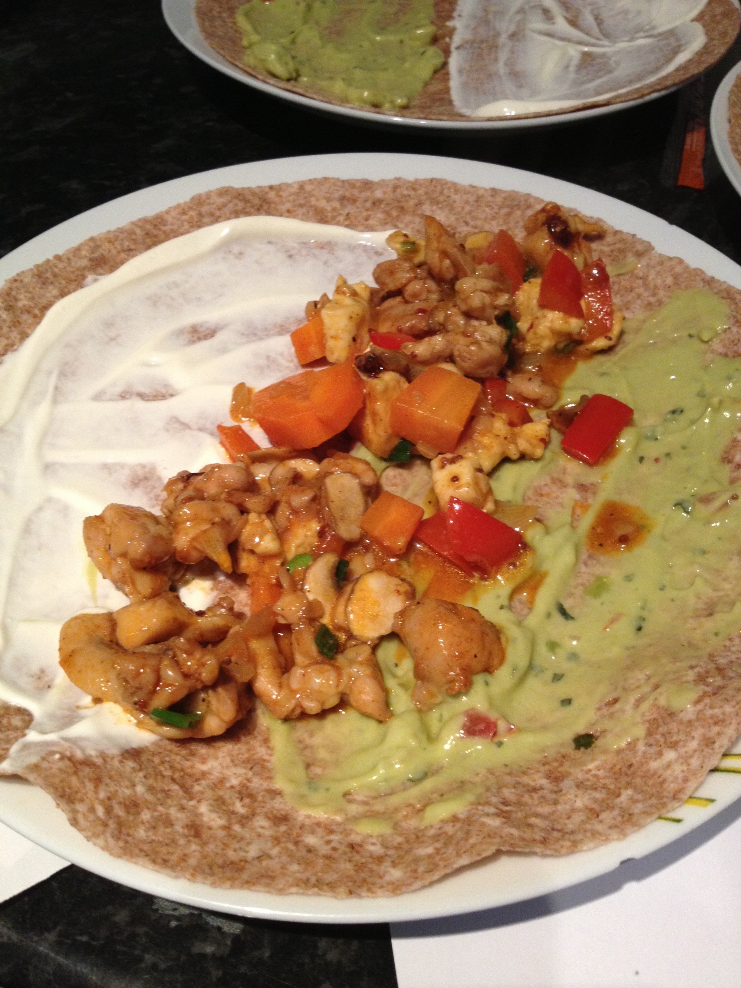 Guest Post: Spicy Chicken-Halloumi Tortilla Wraps | The Swindian